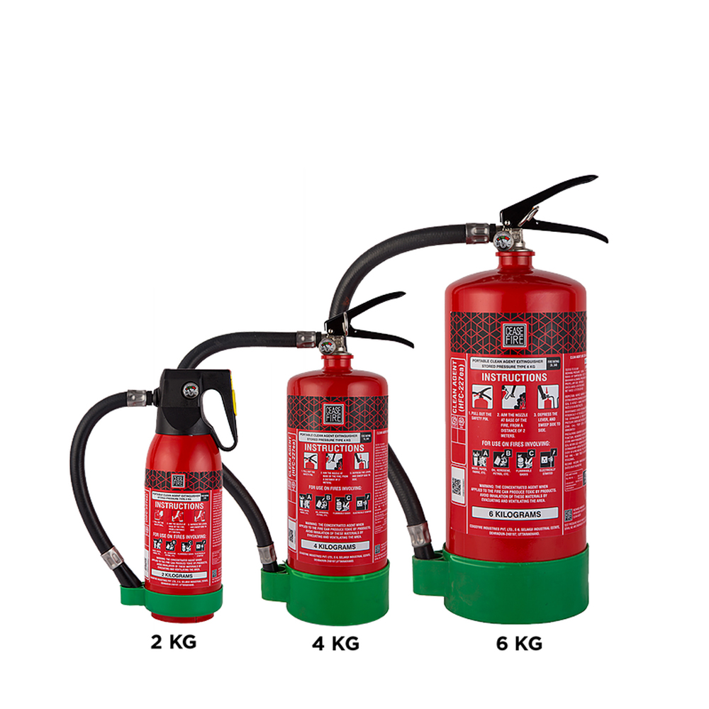 HFC227ea Clean Agent Based Portable (Stored Pressure Type) Fire ...